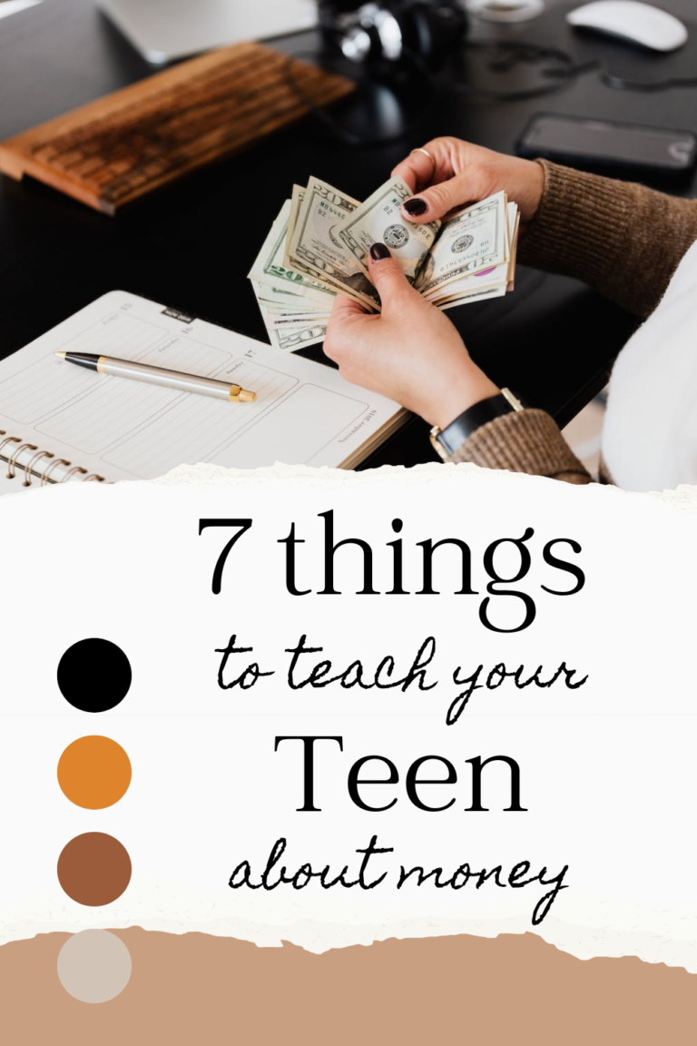 Teach your Teen Money Management - Happy Blue Pig